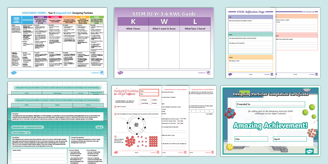 STEM IU Yr 5 Designing Particles Wk 9-10 (Teacher-Made)