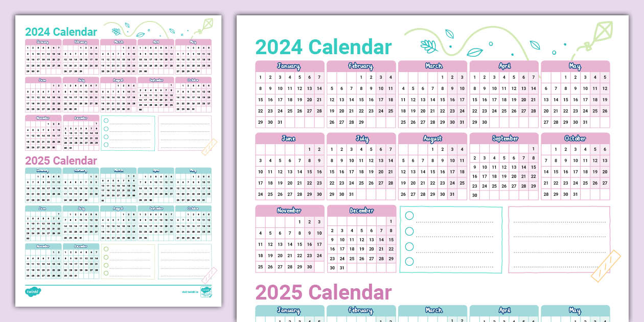 Kindergarten Two Year Planner 2024-2025 (Teacher-Made)