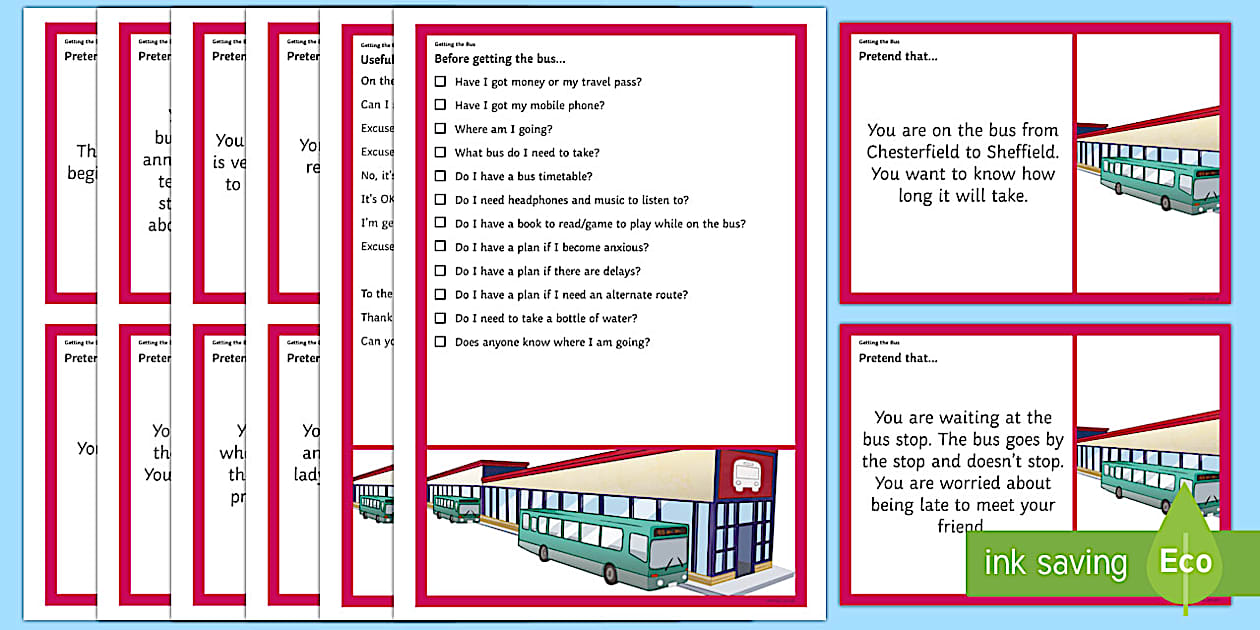 Getting the Bus – Scenarios and Social Scripts - Twinkl