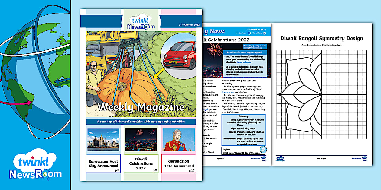 NewsRoom Weekly Roundup Magazine 14th October 2022 (ages 7-9)