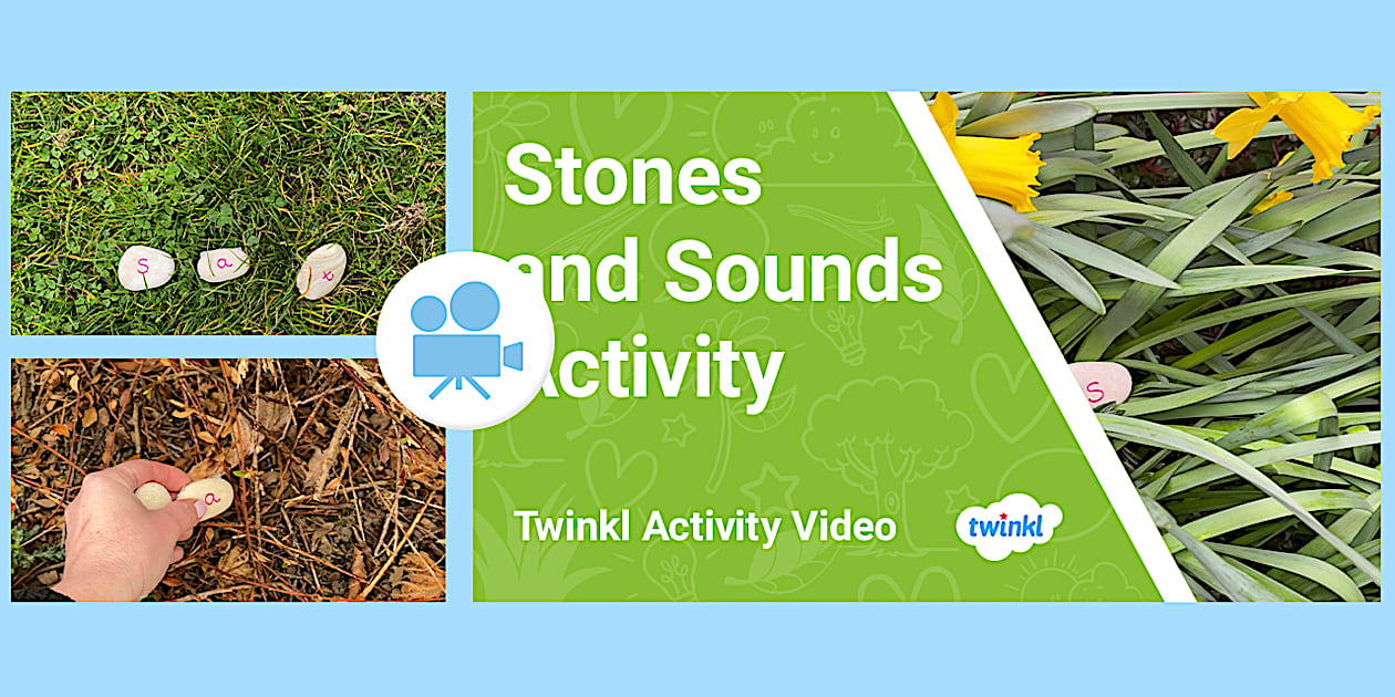 Stones and Sounds | Spring Outdoor Phonics Activity Video