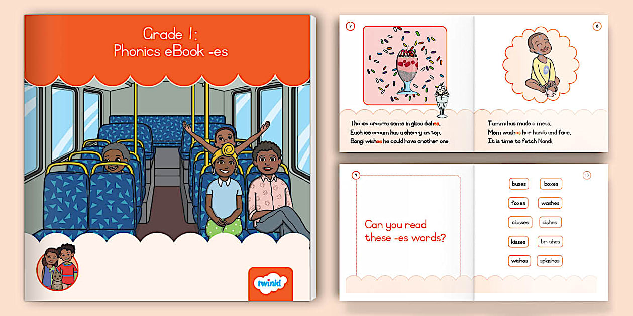 Grade 1 Phonics eBook:-es (teacher made) - Twinkl