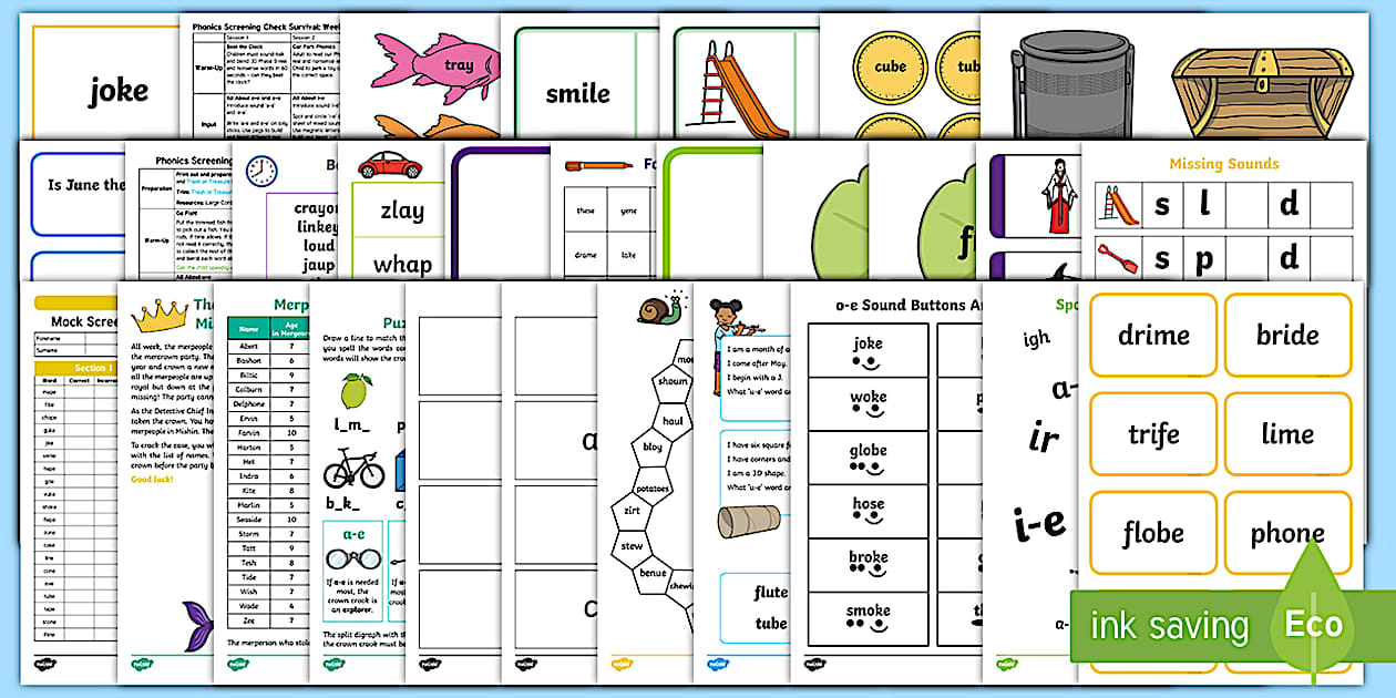 Phonics Intervention: Split Digraphs Phase 5 Catch-Up Pack