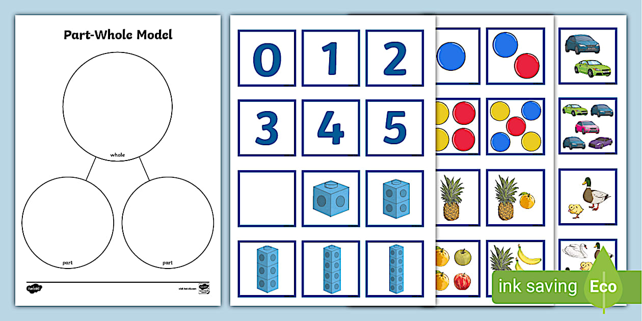 đ Numbers 0 5 Partitioning Find The Missing Part