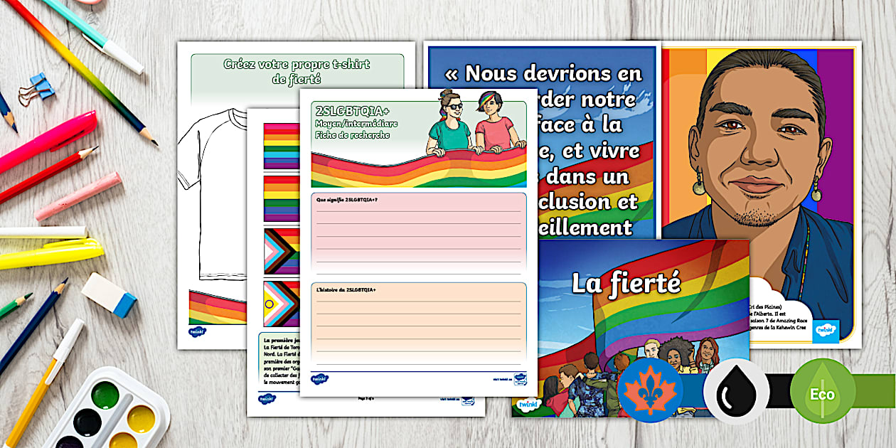 Pride Junior/Intermediate Activity Pack French