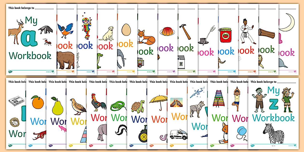 My Letter Workbooks Resource Pack (teacher made) - Twinkl