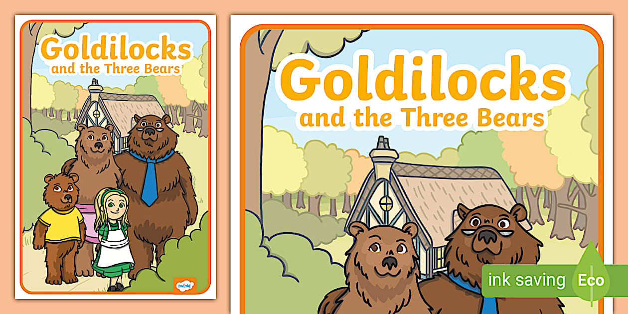 Goldilocks and the Three Bears Display Poster - KS1 - Twinkl
