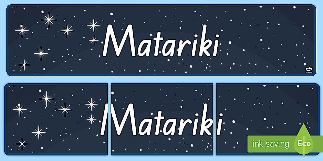 Matariki Seven Stars Display Banner (teacher made) - Twinkl