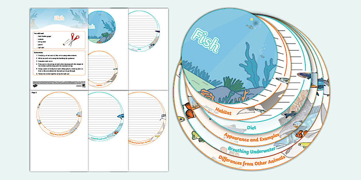 Fish Circles Booklet - Twinkl Primary Science