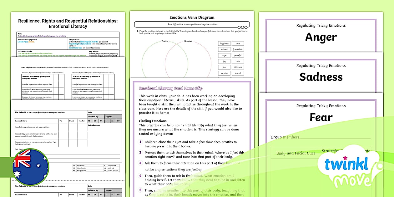 Year 5 RRRR Emotional Literacy Lesson Pack (teacher made)