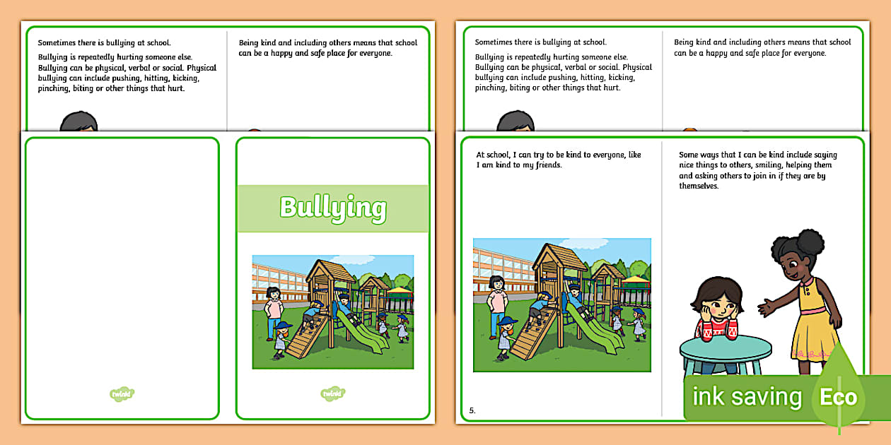 Social Situation: Bullying Editable Booklet (NZ)