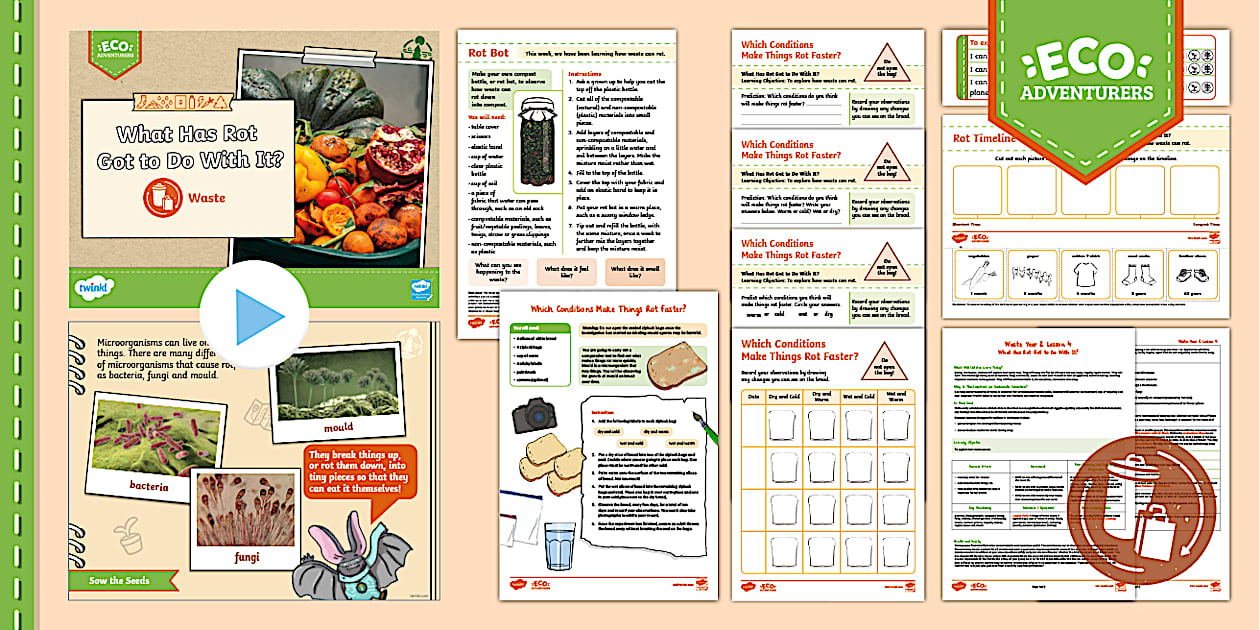 Year 2 Waste: Lesson 4 - What Has Rot Got to Do With It?