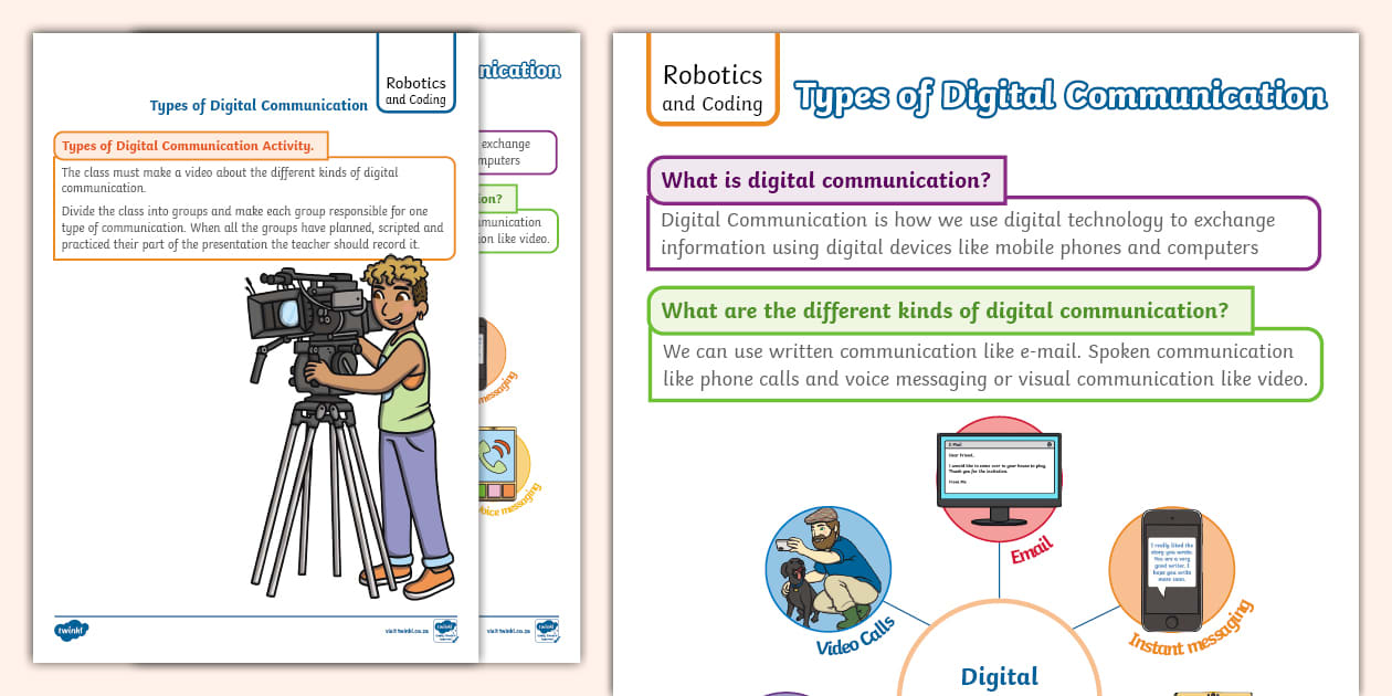 Robotics and Coding Digital Communication (Teacher-Made)