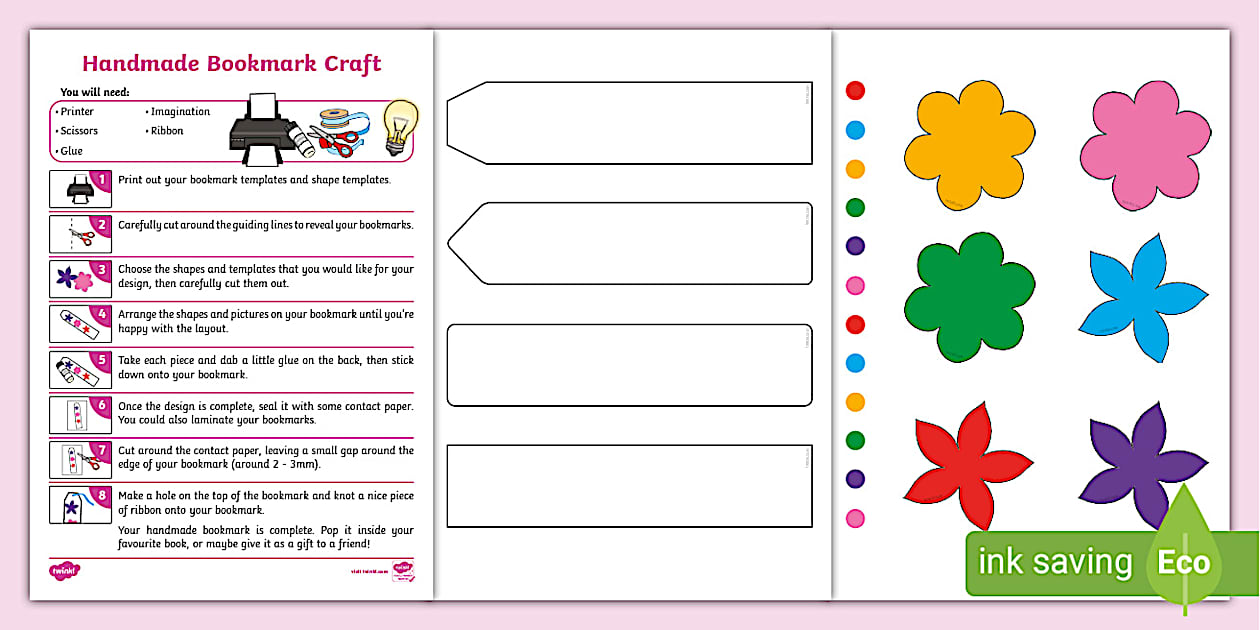 Bookmark Design Craft Ideas | Twinkl Bookmarks | Bookmarks