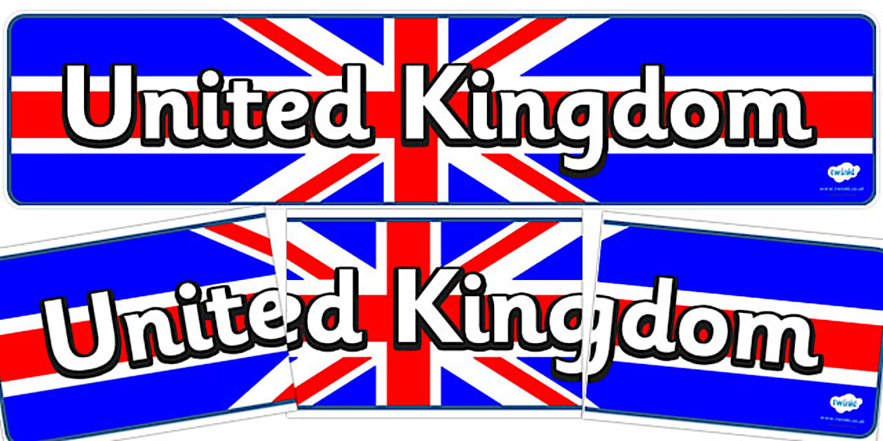 Cursive United Kingdom Display Banner (teacher made)