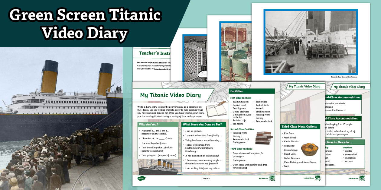 Green Screen Titanic Video Diary