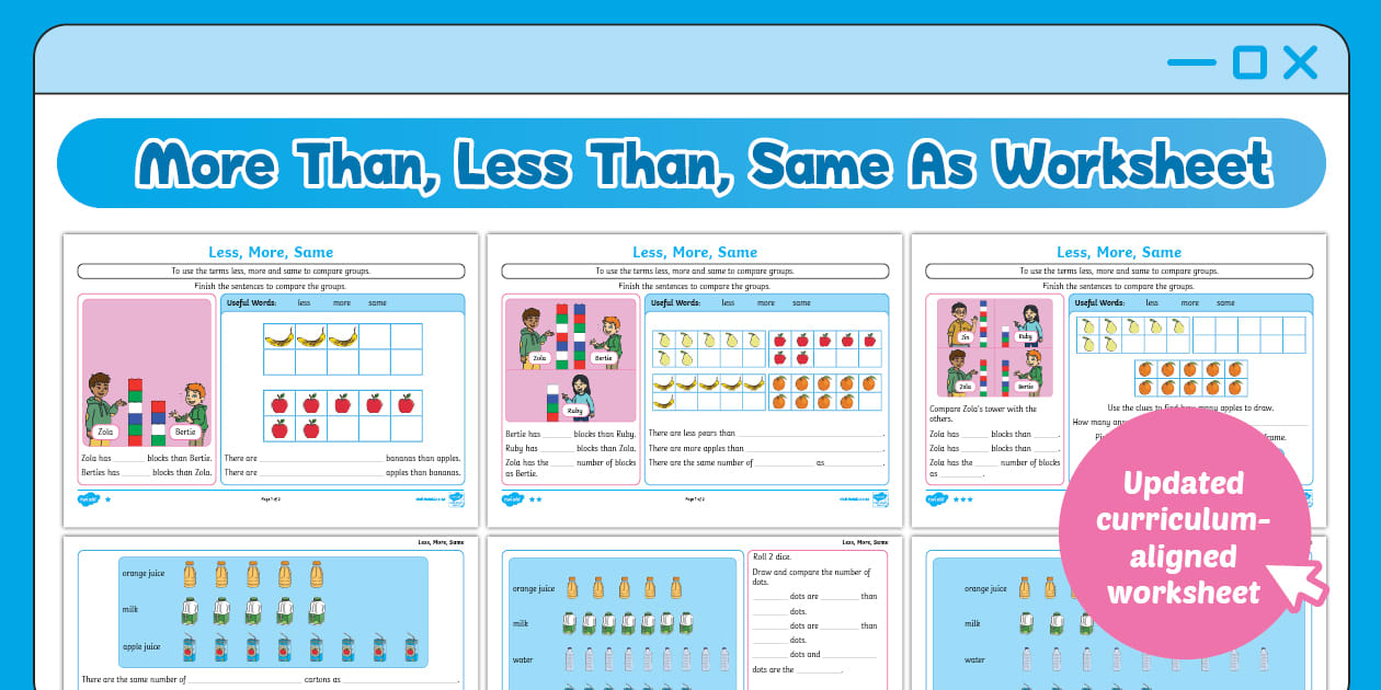 Number Structure Worksheet for Year 1