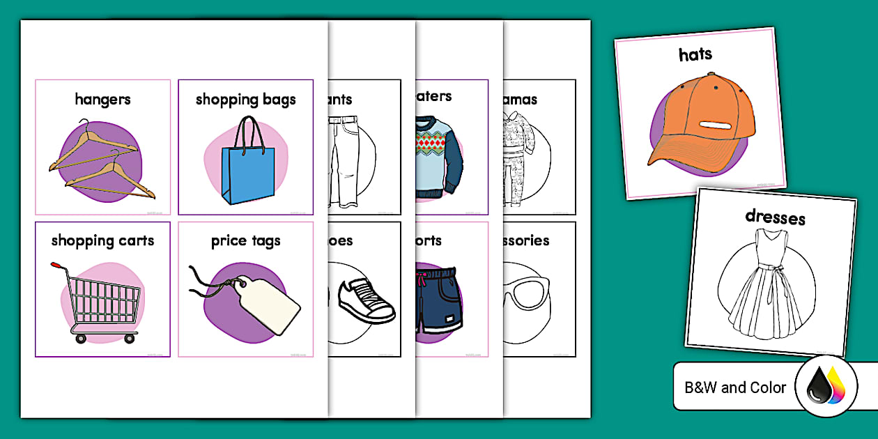 Clothing Store Dramatic Play Labels (teacher made) - Twinkl