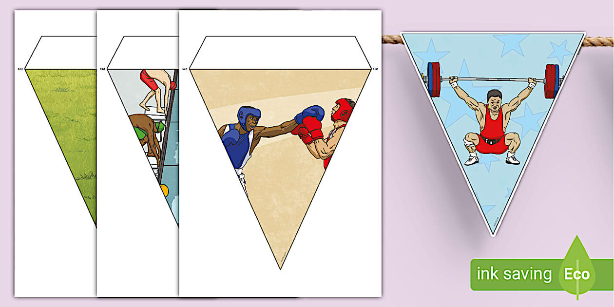 The Commonwealth Games Display Bunting (Teacher-Made)