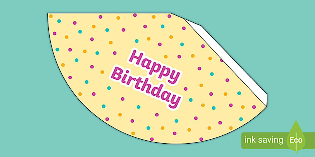 👉 Birthday Hats | Printable Resources for Children