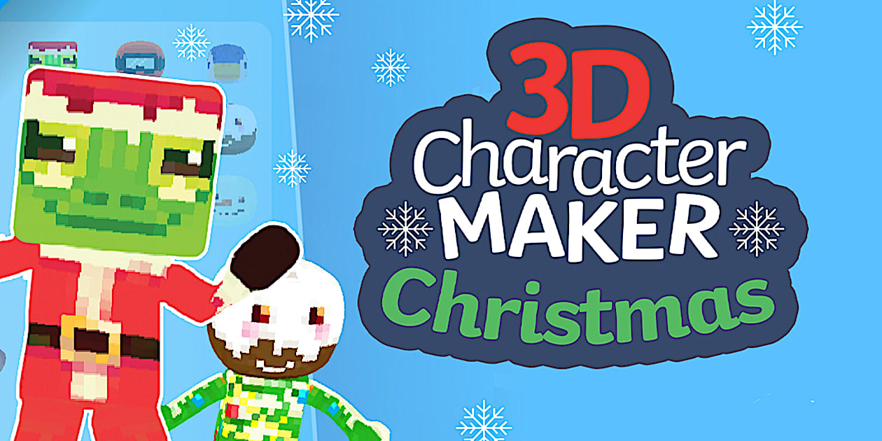 3D Christmas Character Maker Game | Twinkl Go!