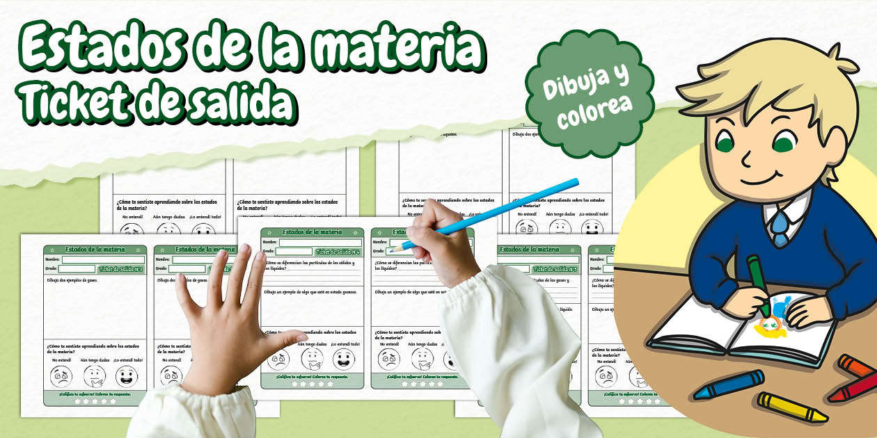 Actividad Estados de la Materia para Niños - Twinkl Colombia