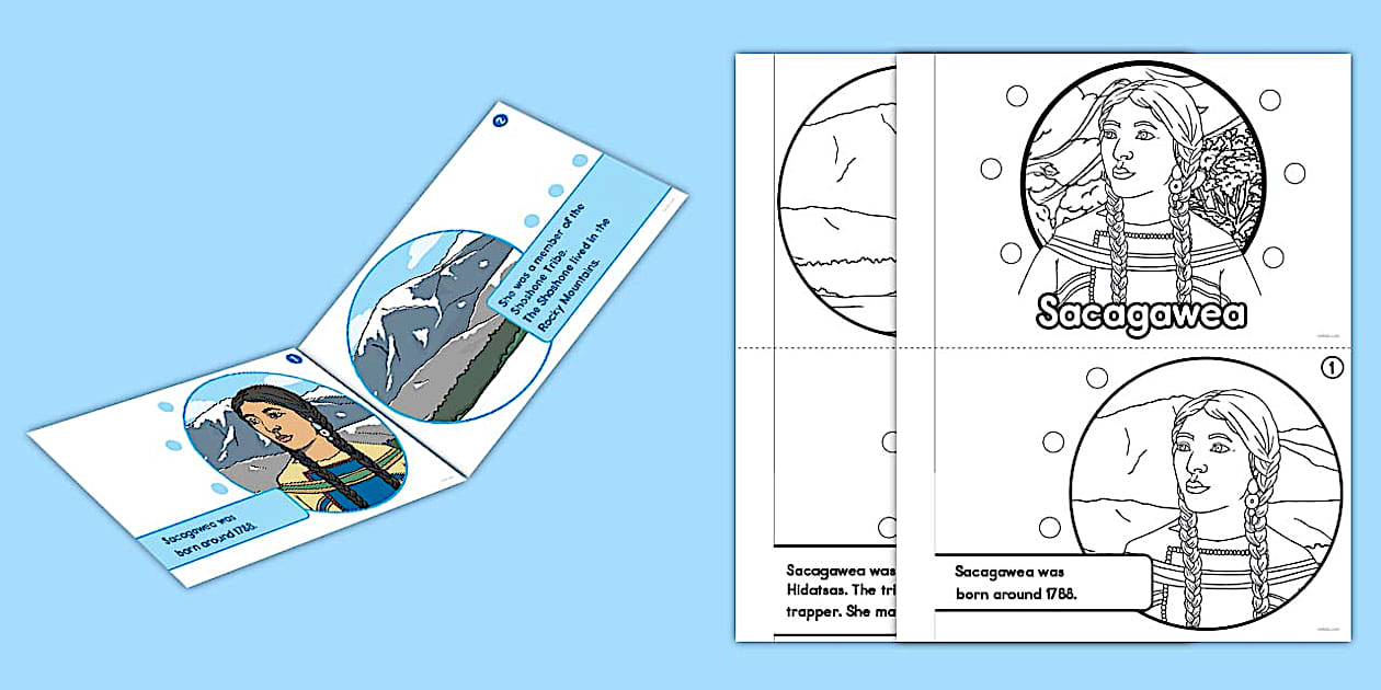 Sacagawea Printable Book | Reading | Teaching Resources