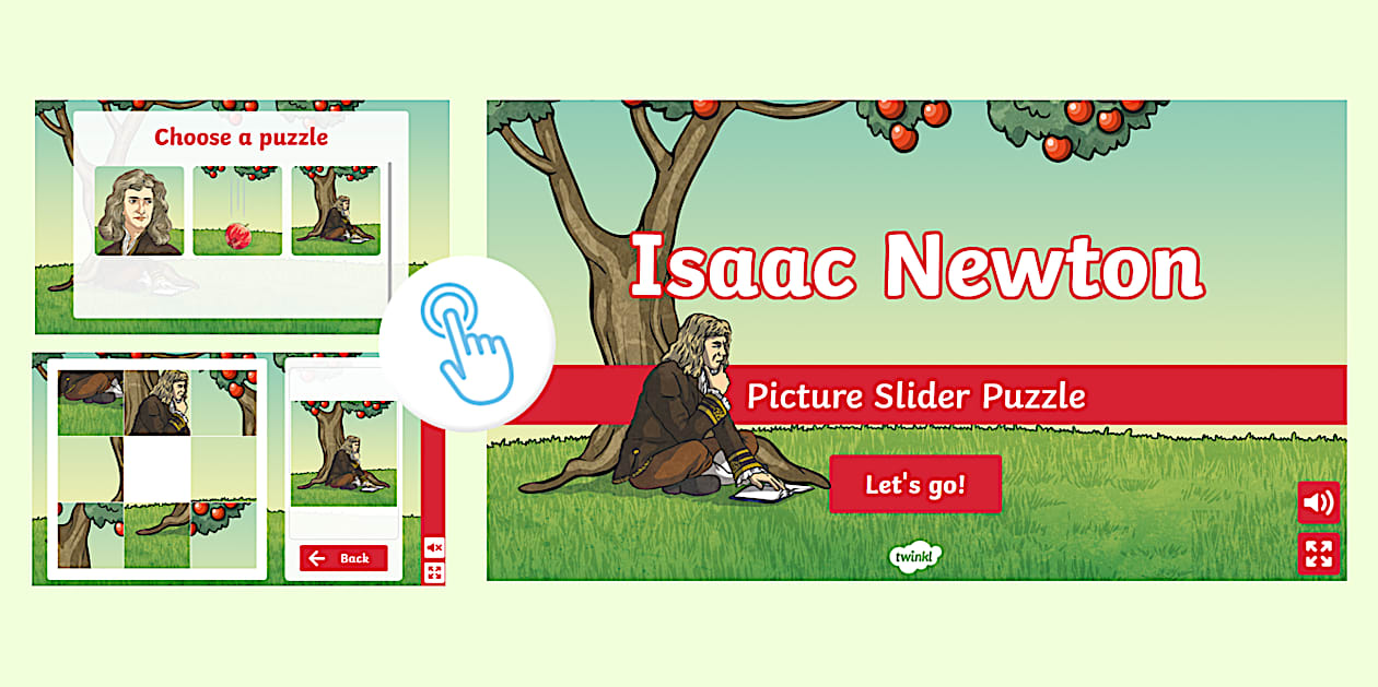 Isaac Newton Picture Puzzle | Twinkl | Puzzles | KS1