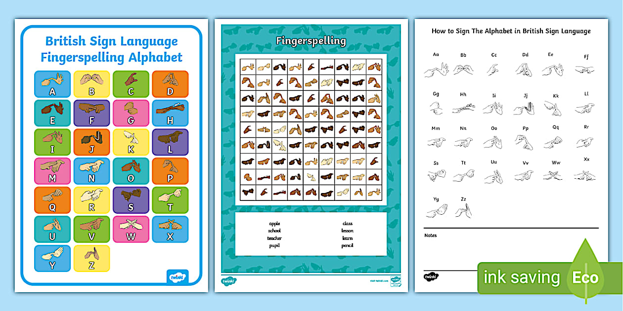 British Sign Language Word Search | Activity Pack | Twinkl