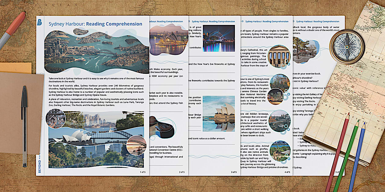 Sydney Harbour Reading Comprehension (teacher made) - Twinkl