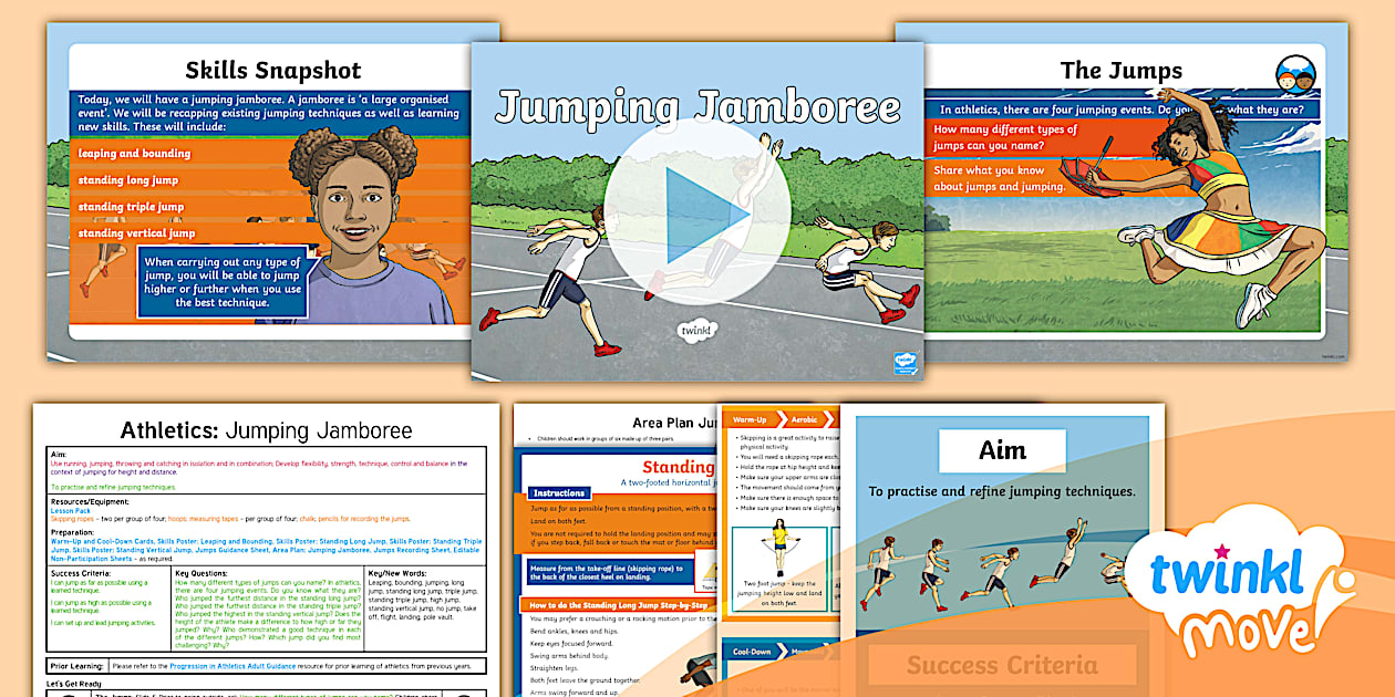 Year 6 Athletics Lesson 5 - Jumping Jamboree (teacher made)
