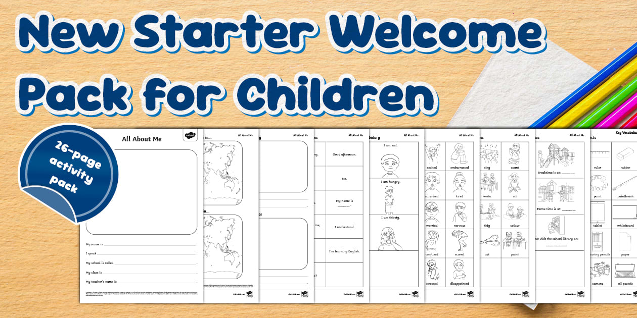 New Starter Welcome Pack for Children | Twinkl