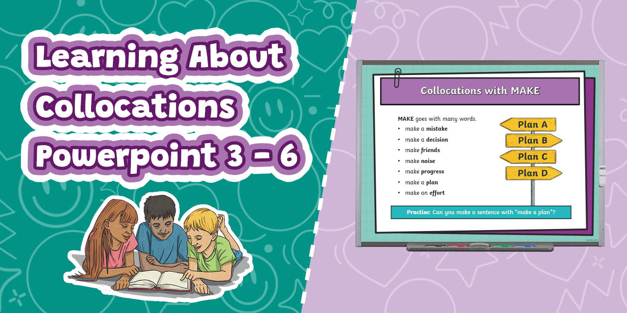 Collocations PowerPoint for Years 3-6