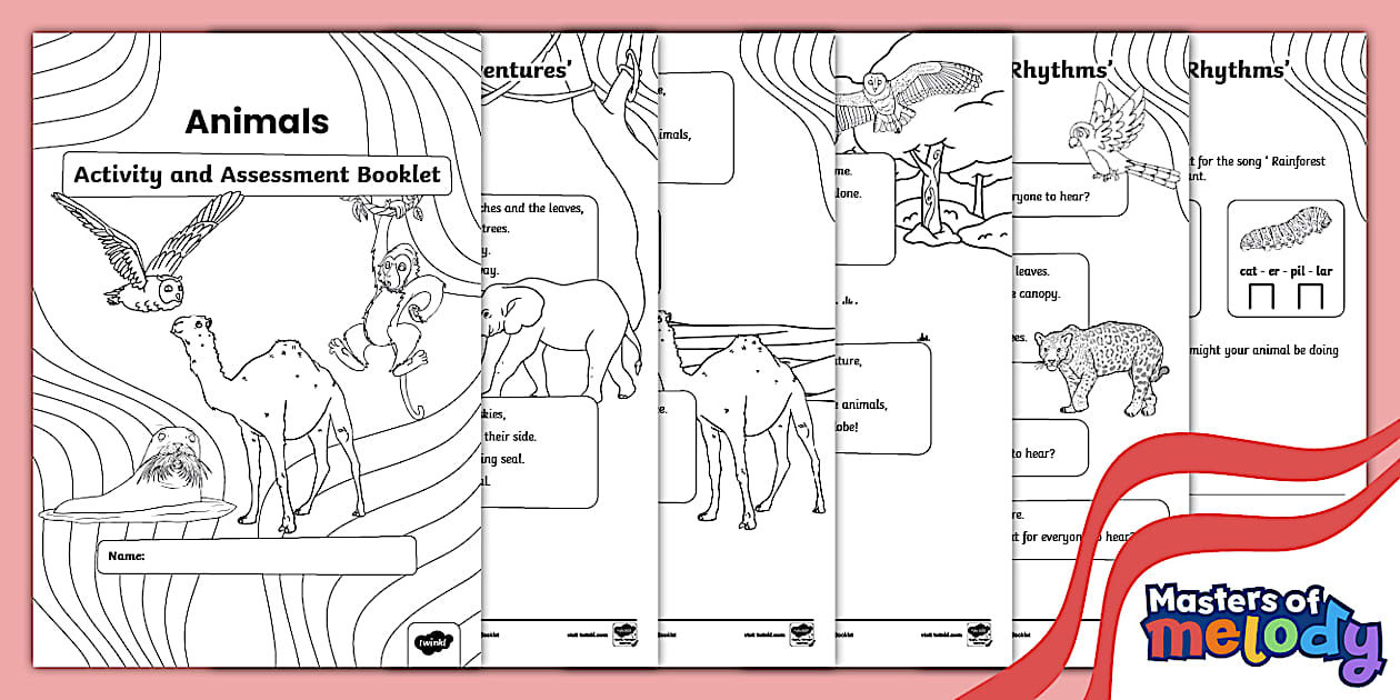 👉 Year 1 Animals - Activity and Assessment Booklet