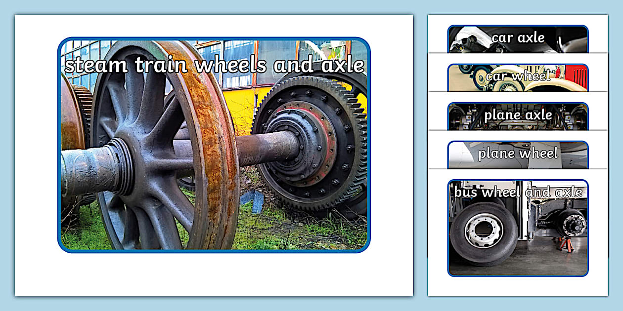 Wheels and Axles Photo Pack - Twinkl - KS1 (teacher made)