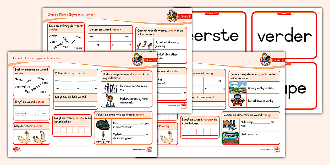Graad 1 Klanke Sigwoorde ei (teacher made) - Twinkl