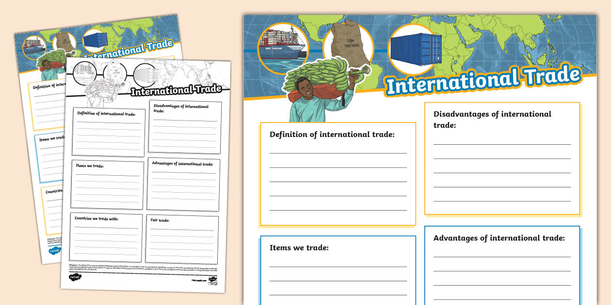 International Trade Fact File Template (teacher made)