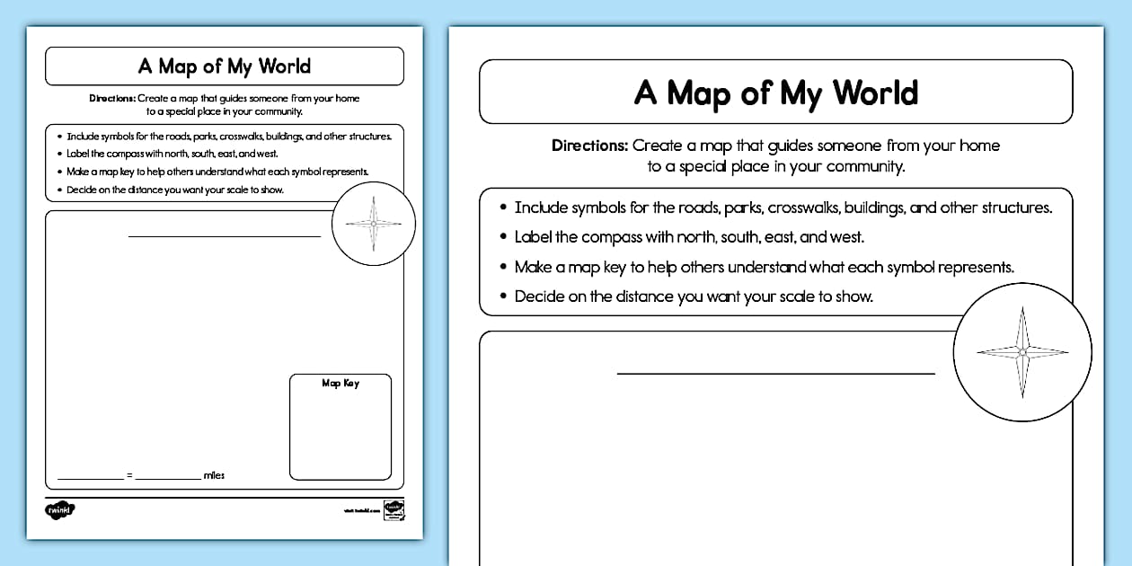Me on the Map Activity | Social Studies | Twinkl USA