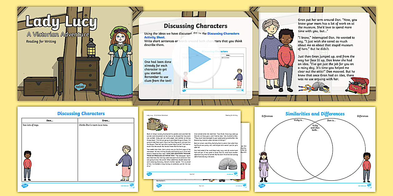 Lady Lucy: Reading for Writing Resource Pack (teacher made)