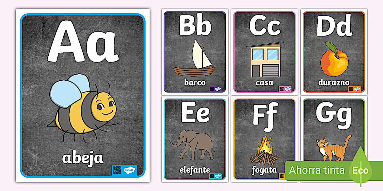 Carteles del Alfabeto (teacher made) - Twinkl