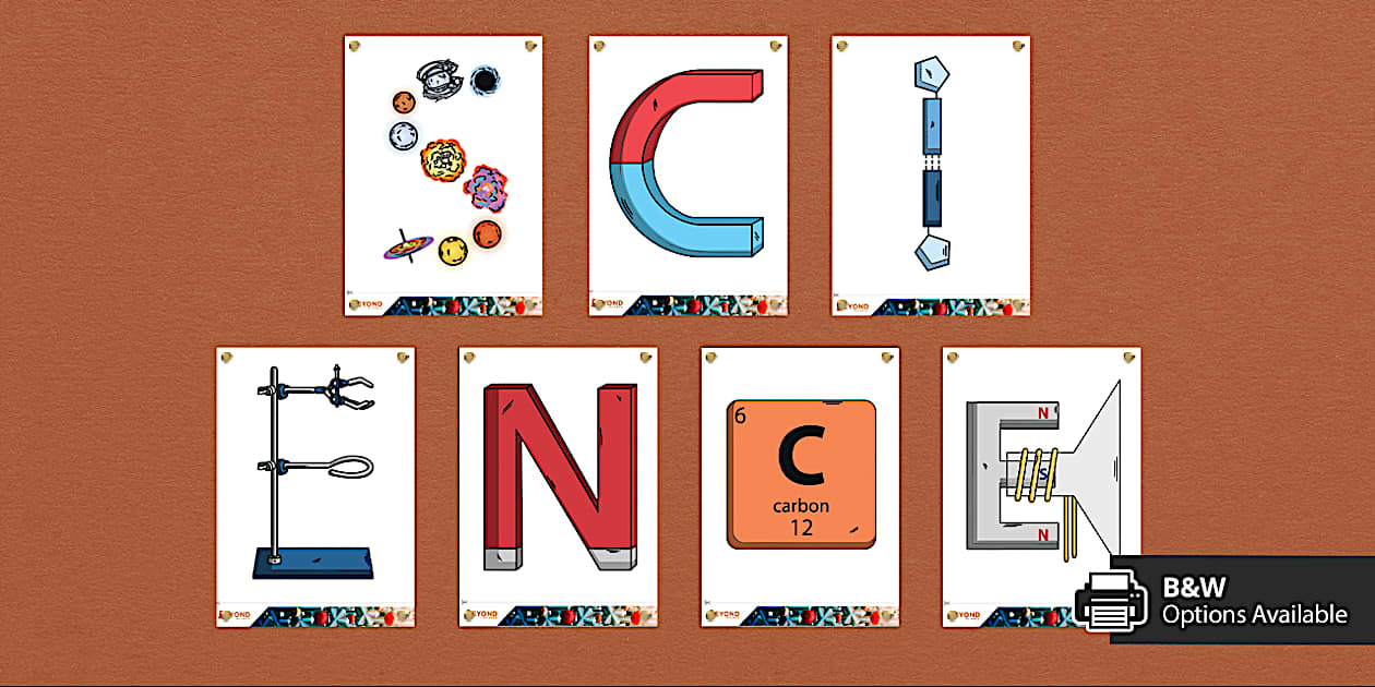 SCIENCE Display Lettering | Science | Beyond (teacher made)