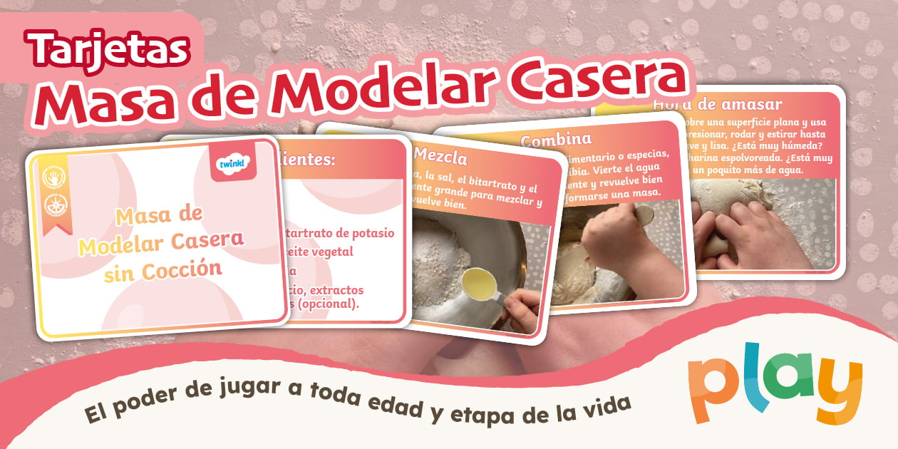 Tarjetas | Masa de Modelar Casera | Twinkl & Play