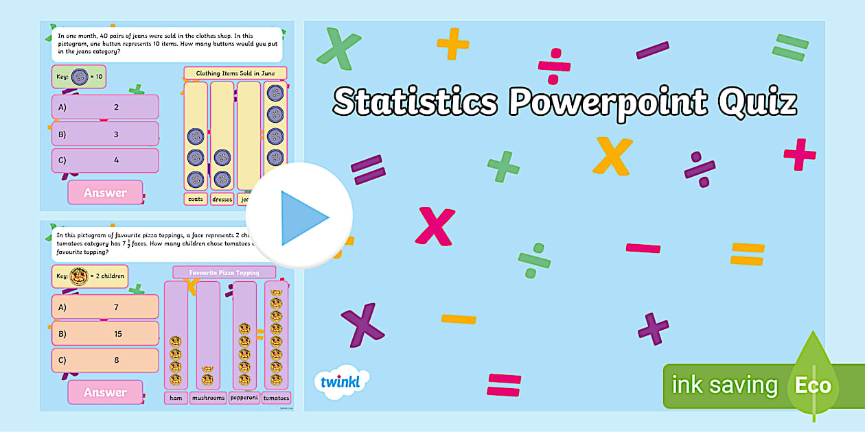Frequency Diagrams PowerPoint Quiz - Twinkl