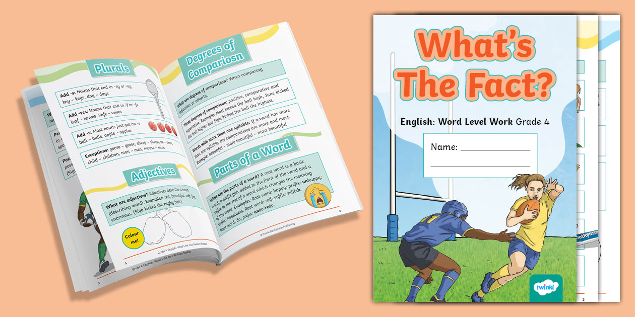 Gr 4 English: What's the Fact? Word Level Revision Booklet