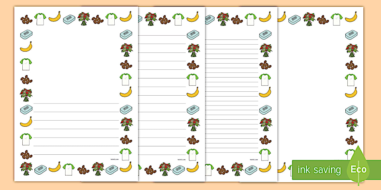 Fairtrade Page Borders English/Polish - Fairtrade Page Borders