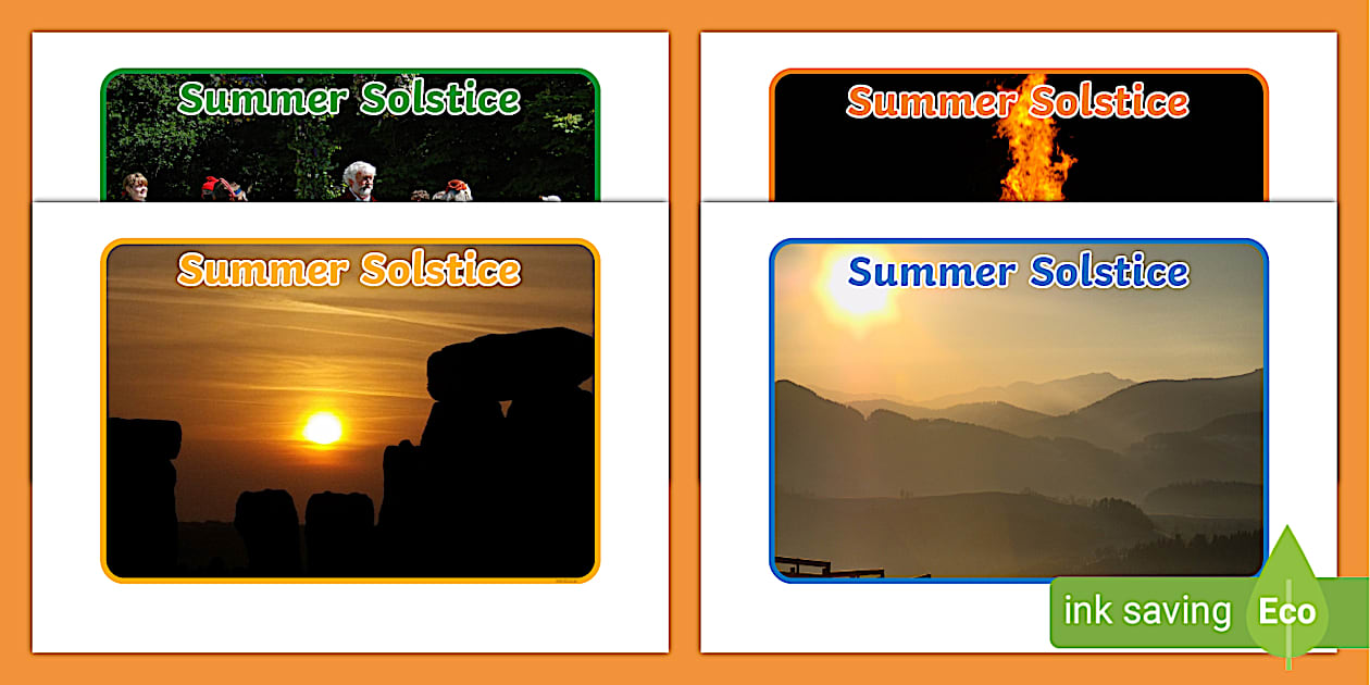 Summer Solstice Photo Pack (Teacher-Made) - Twinkl