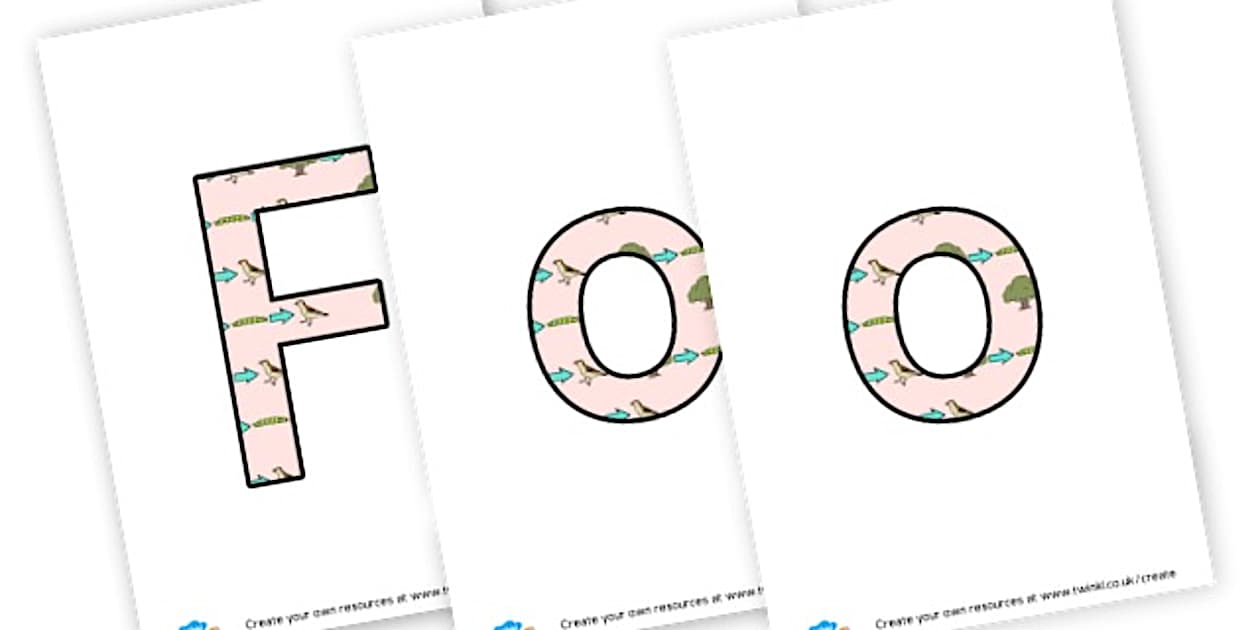 Food Chains - Display Lettering (teacher made) - Twinkl