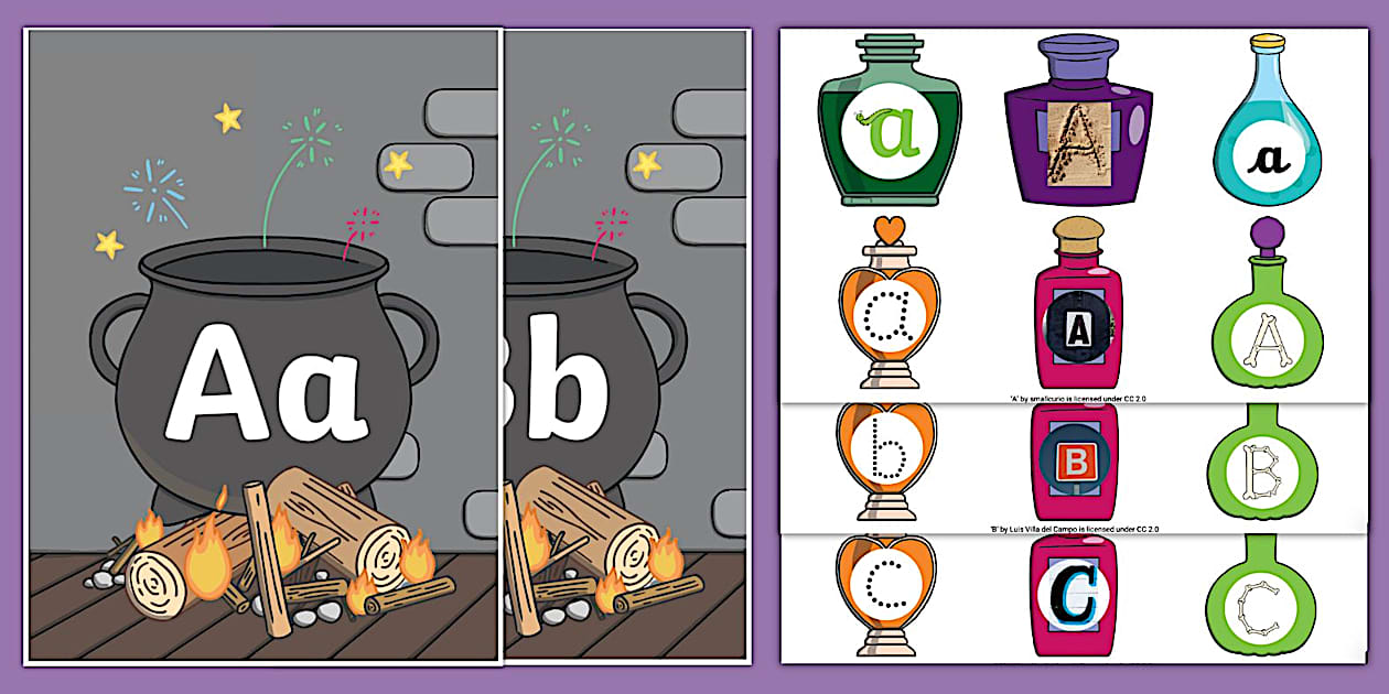 Halloween Potion Alphabet Activity- Elementary School English/ Ouchi Eigo