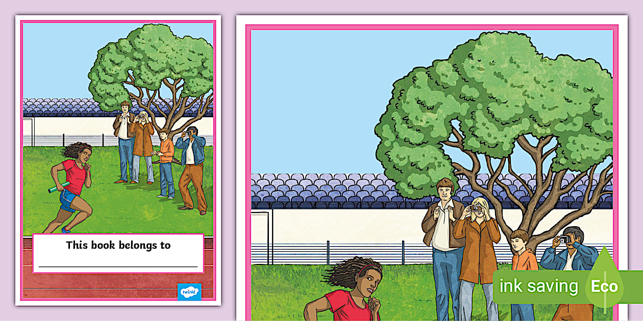 Relay Sports Themed Book Cover (teacher made) - Twinkl