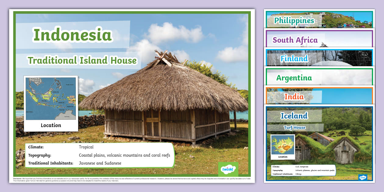Homes Around the World Information Posters - Twinkl - KS2